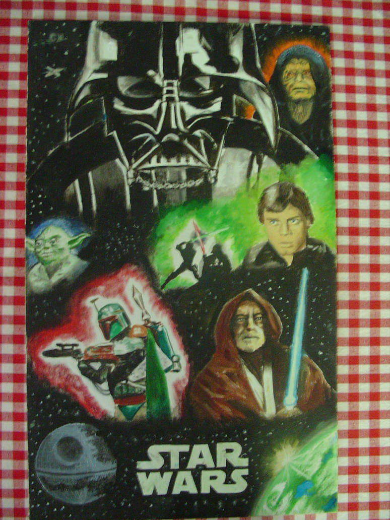 Star Wars Collage-Painting by TrueLovePrevails on DeviantArt