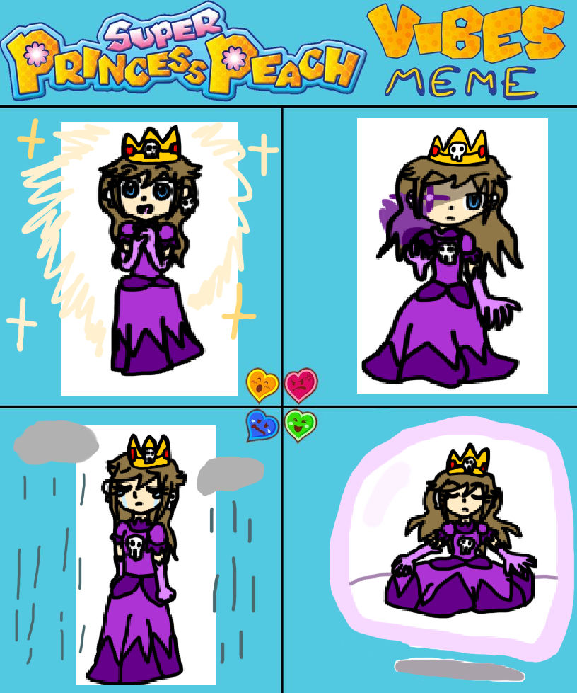 Super Princess Peach Vibes Meme Linda By Jayjination On Deviantart