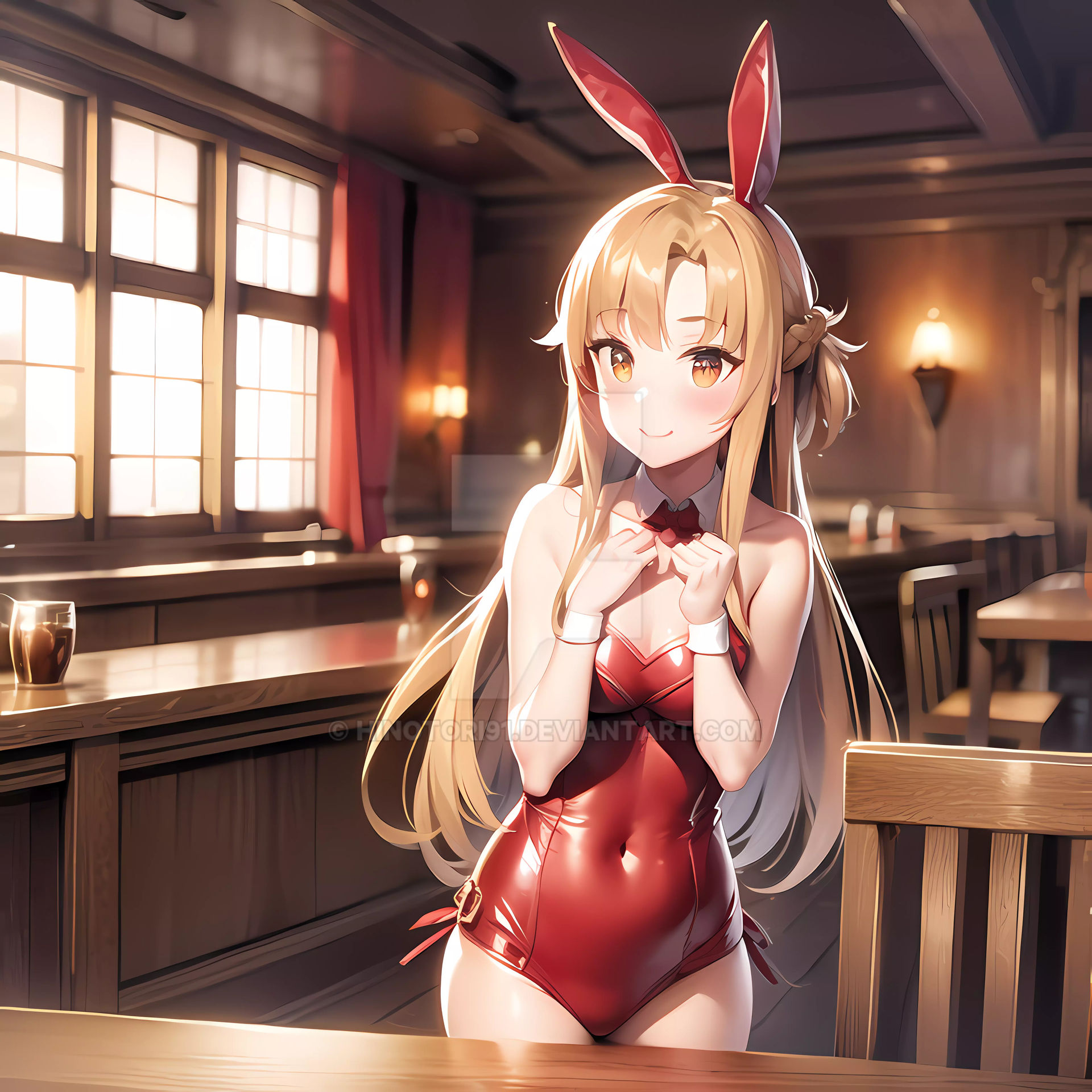 Red Bunny Girl Asuna By Hinotori91 On Deviantart