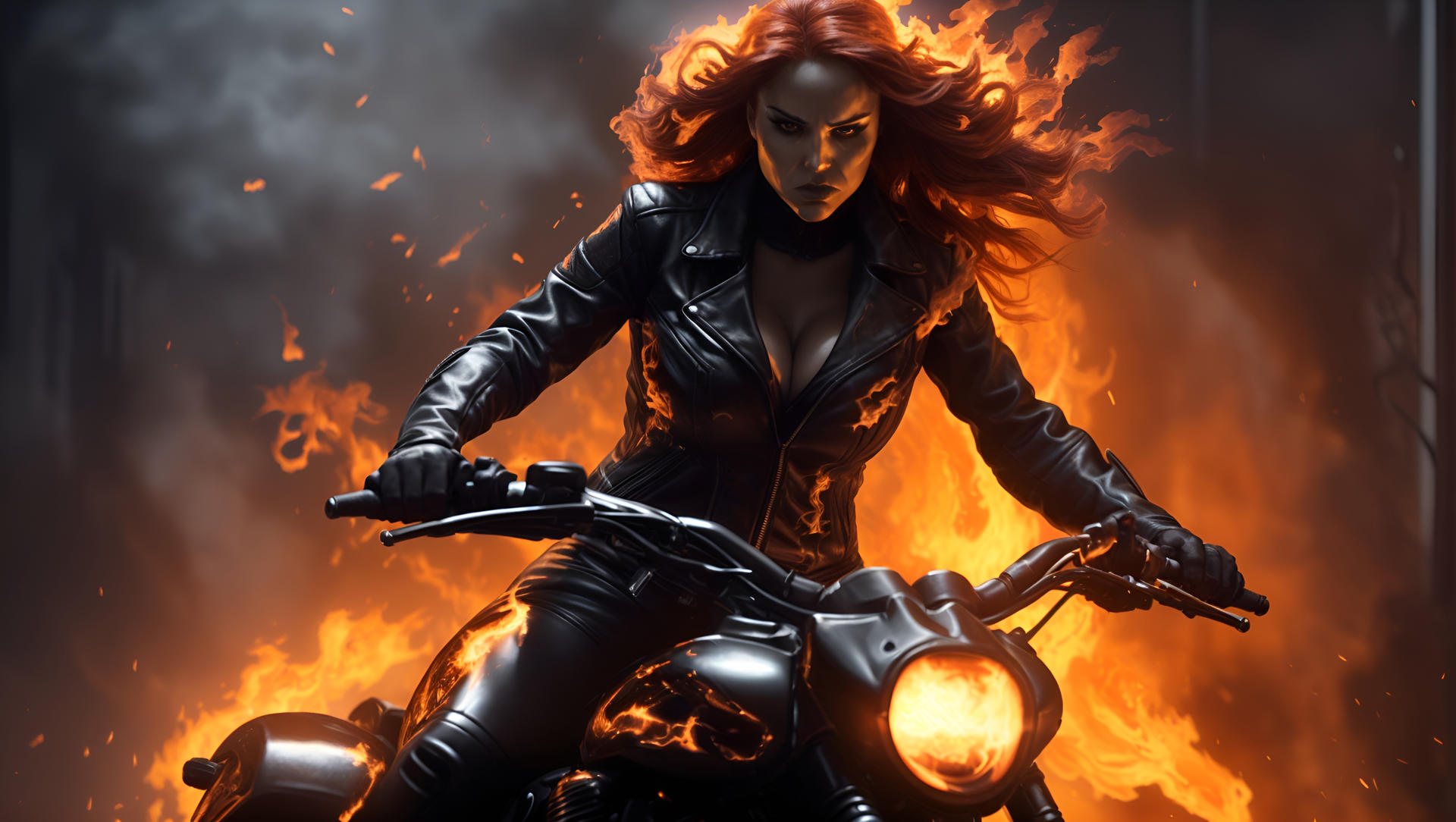Female Ghost Rider By Shahvicky229 On Deviantart