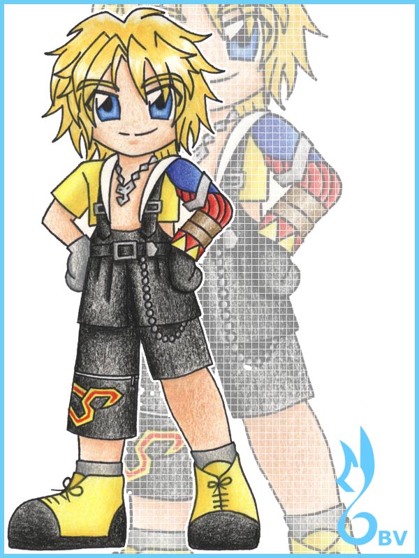 chibi tidus by BlueValkyrie on DeviantArt