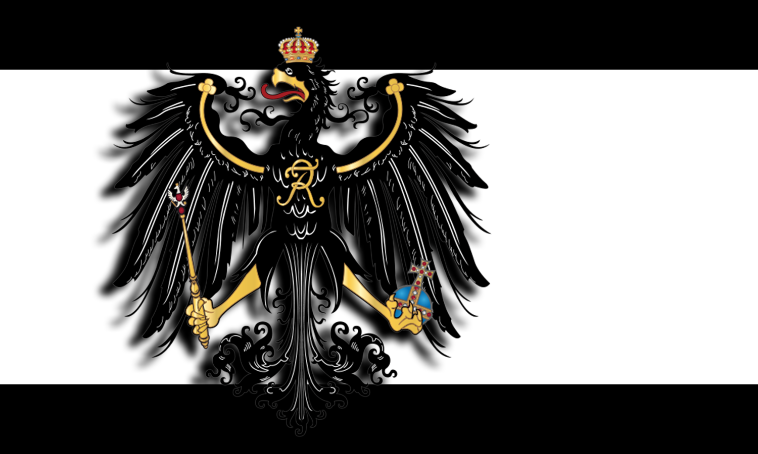 Prussian Flag With 3D Eagle By Arminius1871 On DeviantArt prussian-flag-with-3d-eagle-by-arminius1871-on-deviantart