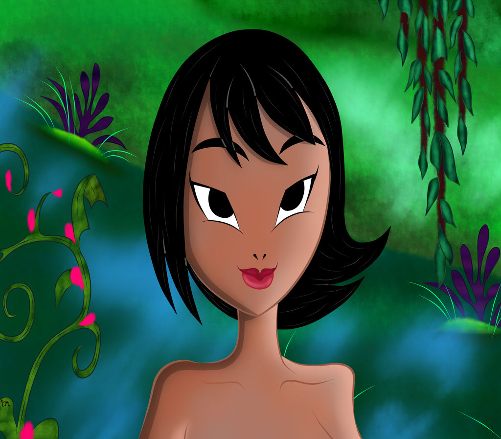 Samurai Jack S5e6 Ashi After Bath Redraw By Terrysplace On Deviantart
