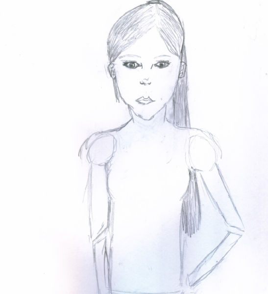 Unfinished Sketch of Lizzie by blankstaresat on DeviantArt