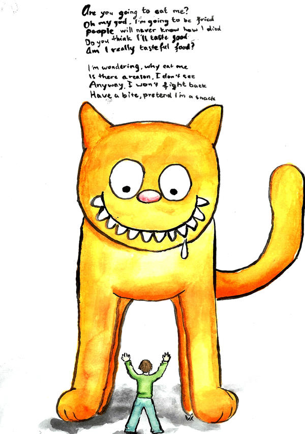 are you ging to eat me? by wycke on DeviantArt