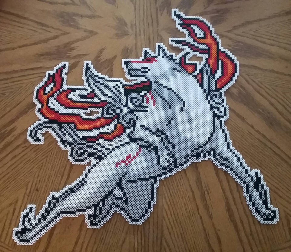 Okami Amaterasu Perler Beads By Tigerstar52 On Deviantart