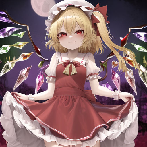 Flandre Scarlet Skirt Lift By Nylonatic On Deviantart
