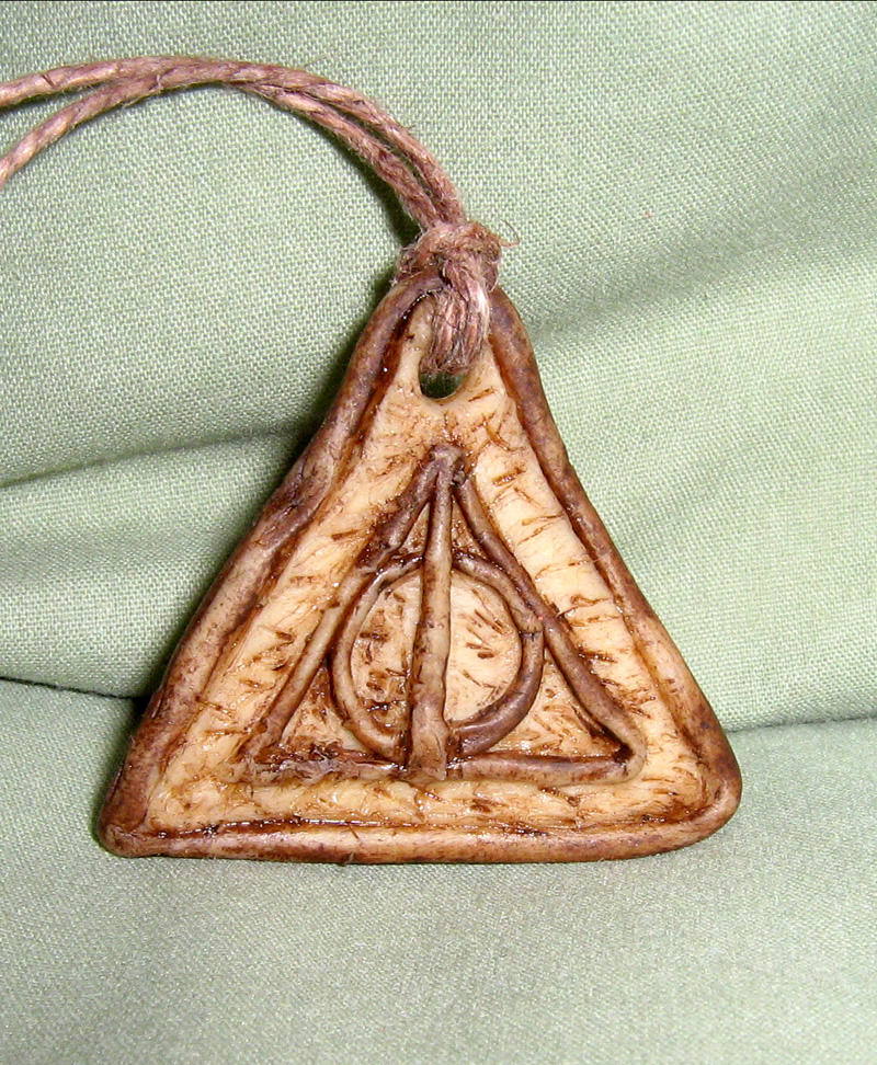 Deathly Hallows symbol pendant by valenceleclerc on DeviantArt