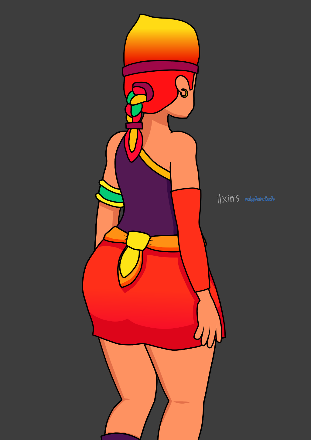 Brawl Stars Amber Big Butt By Ilxin On Deviantart