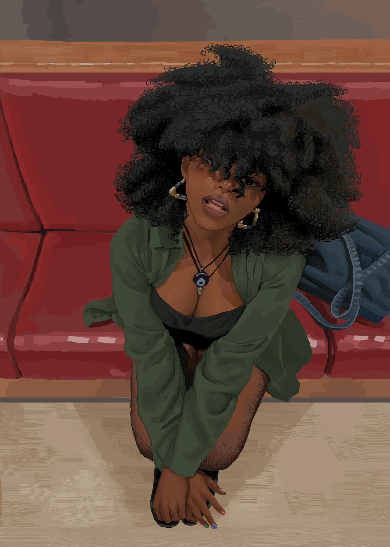 Afro Girl By Salomander100 On Deviantart