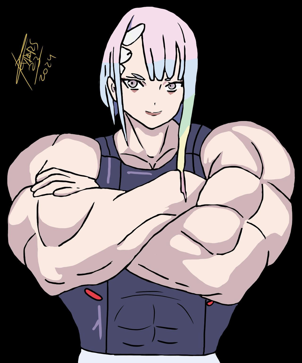 Cyberpunk Lucy By Thefmgking On Deviantart