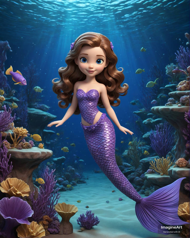 Sofia The First Mermaid Underwater 5 By Spikeomeo On Deviantart