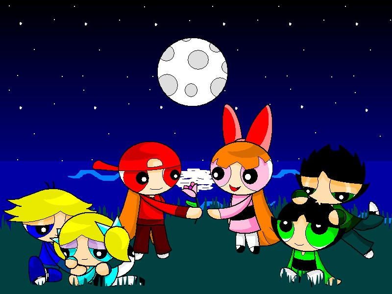 Ppg And Rrb At Night By Boomerxbubbles On Deviantart
