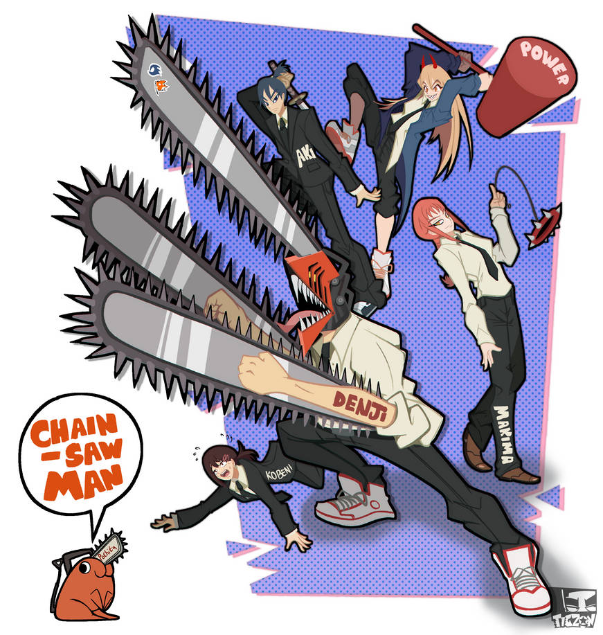 Chainsaw Man Fan Art By Technotigzonart On Deviantart