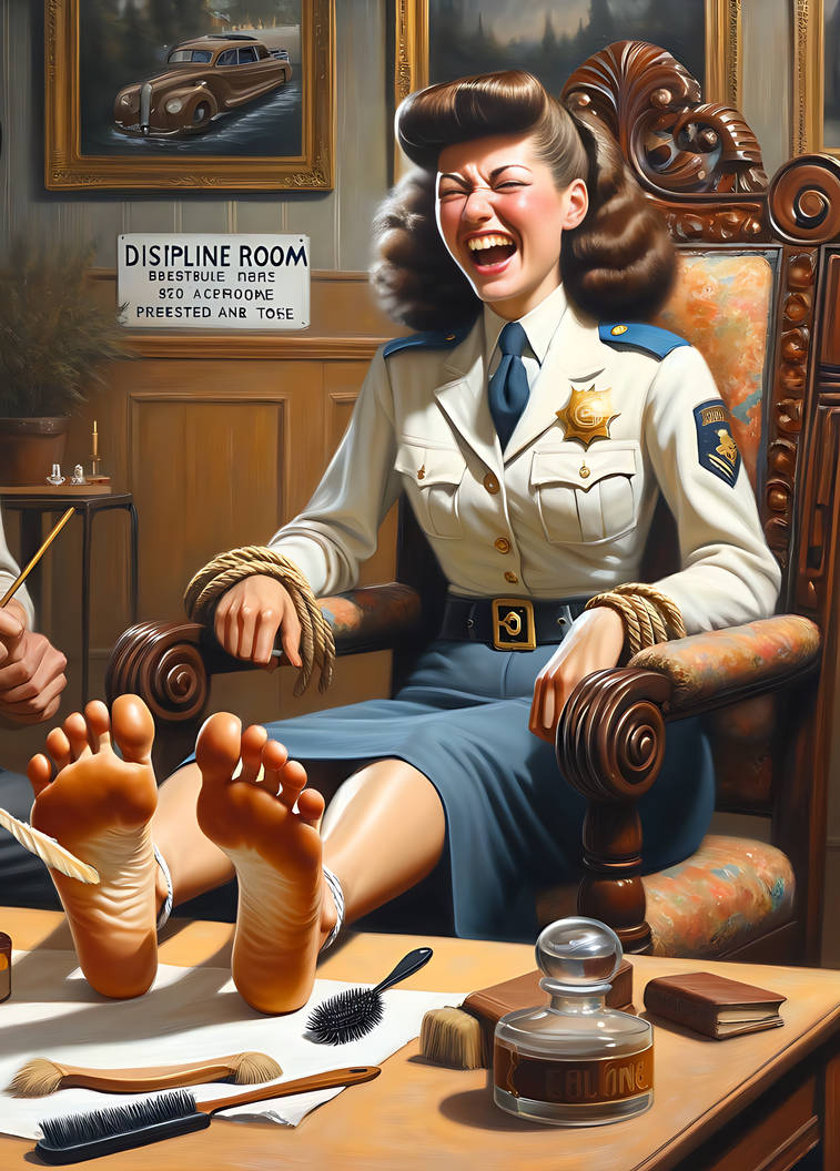 Ai Disipiline Young Policewoman Therese By Ticklishpeach On Deviantart
