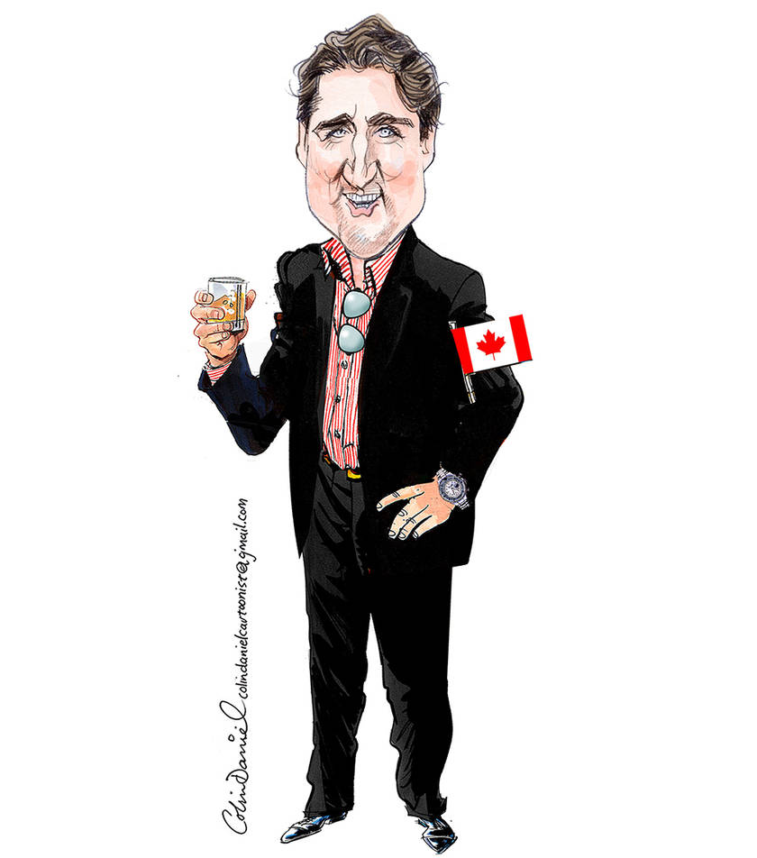 Trudeau, Justin caricature by colindaniel on DeviantArt Trudeau, Justin caricature by colindaniel on DeviantArt