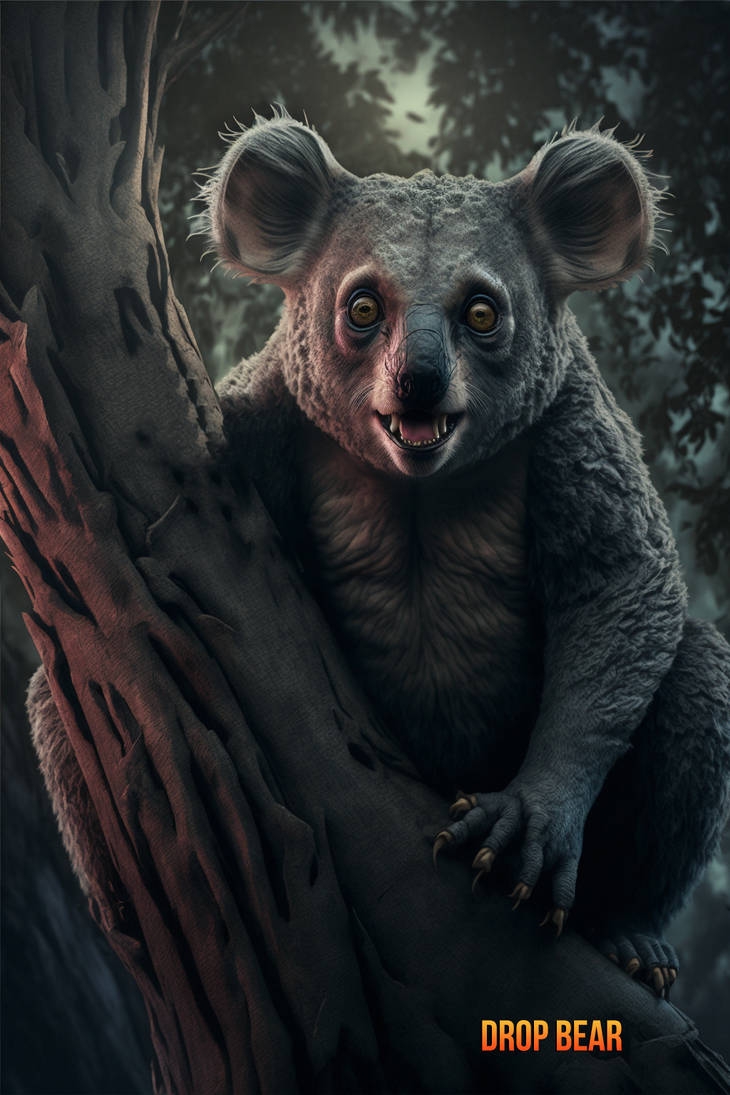 Drop-bear by immortalXuniverse on DeviantArt Drop-bear by immortalXuniverse on DeviantArt