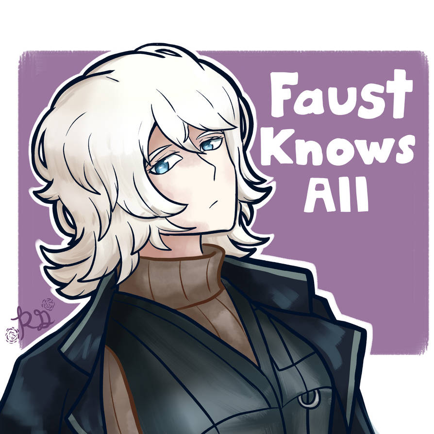Faust knows all by RoseyGeeArts on DeviantArt Faust knows all by RoseyGeeArts on DeviantArt