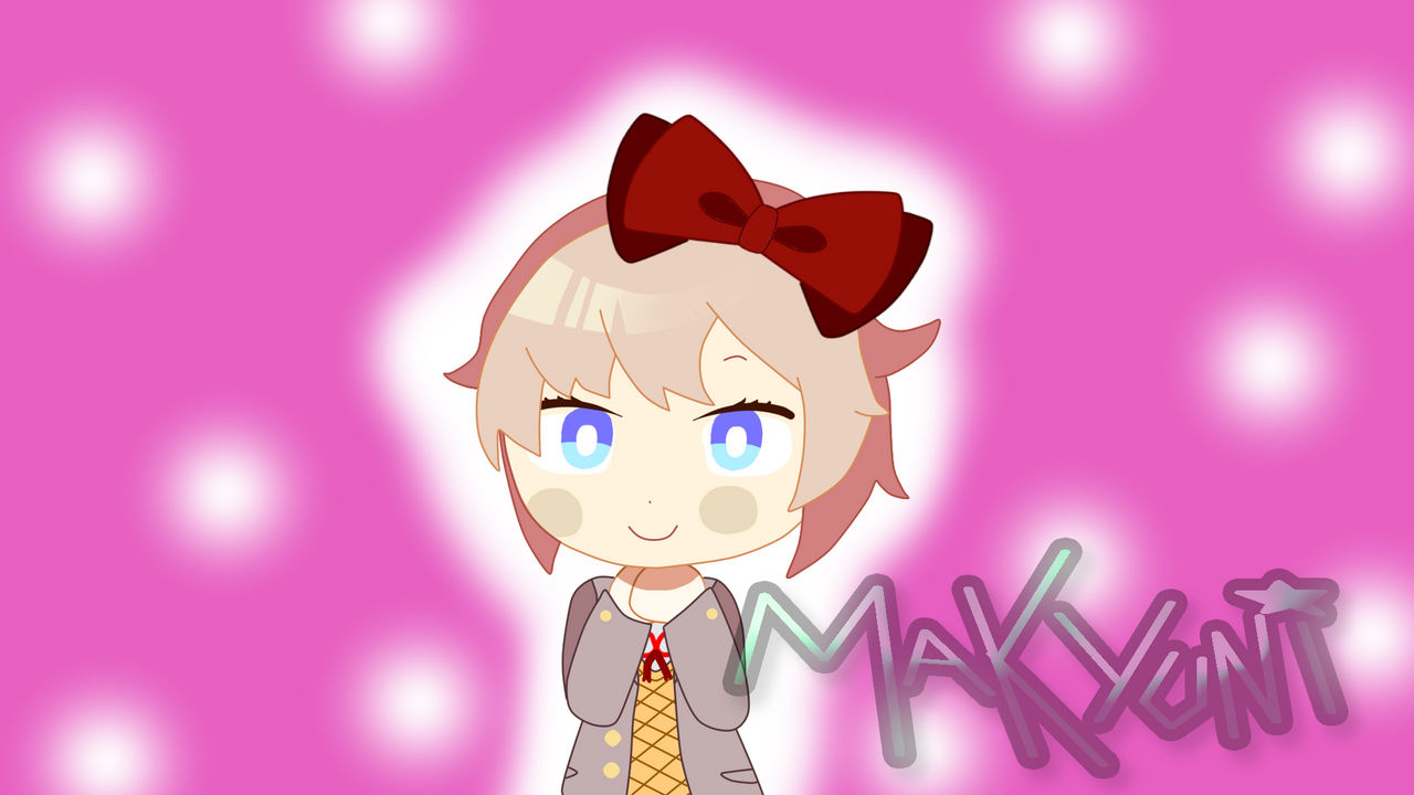 Ddlc Chibi Sayori Fanart By Makyuni12 On Deviantart