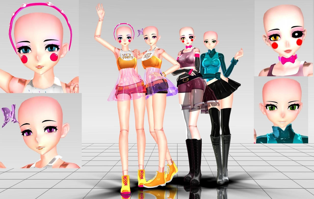 Tda Mmd Girls Night Wip By Mangle Foxcian On Deviantart