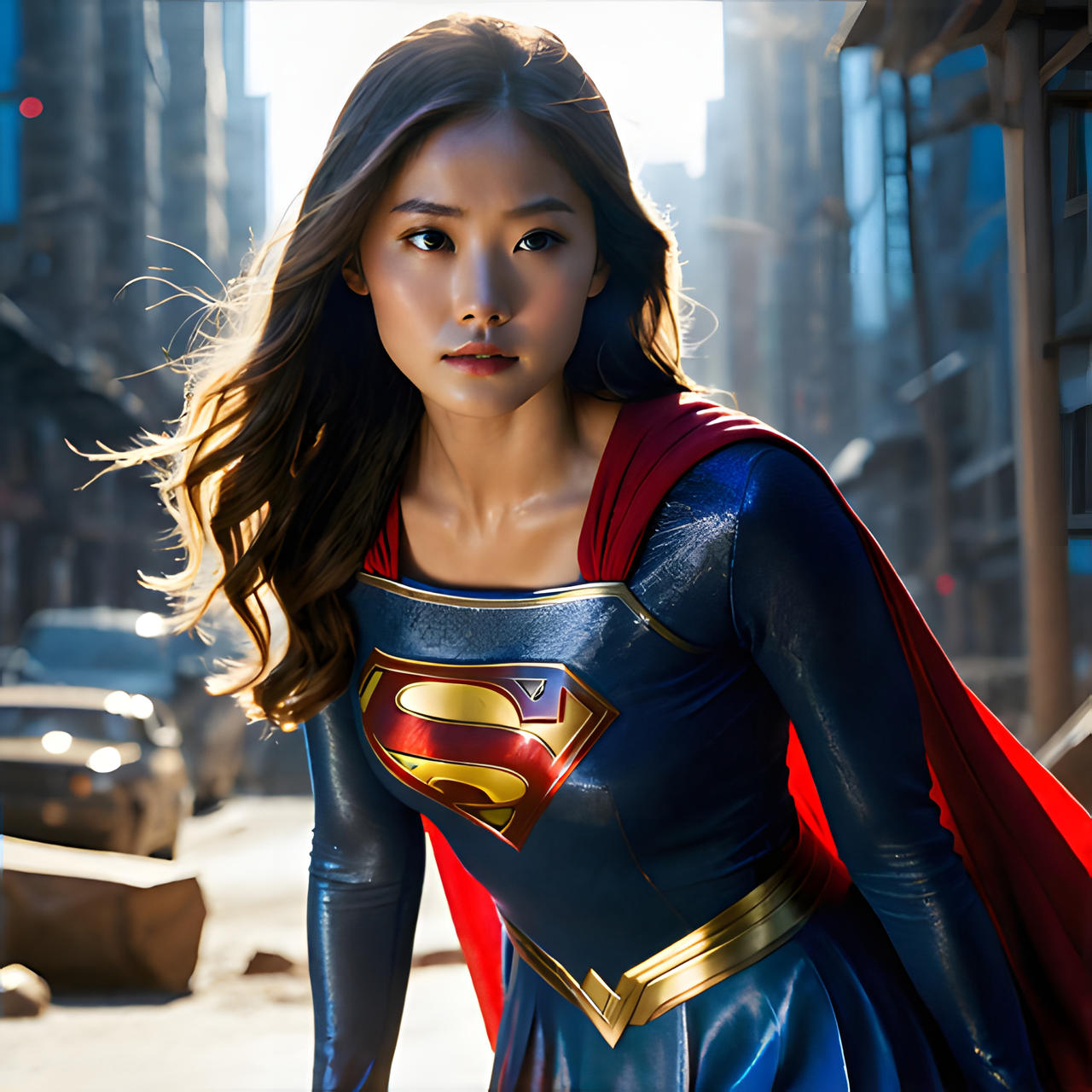 Asian Supergirl Original Costume Reimagined By Zsthegeeky On Deviantart