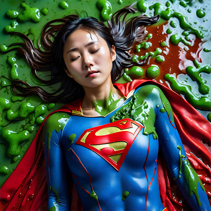 Asian Supergirl Koed In Slime By Zsthegeeky On Deviantart