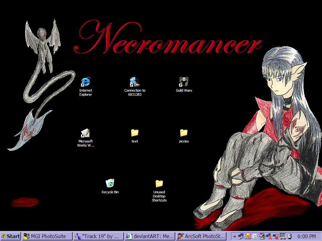 Necromancer Desktop by silver-chain on DeviantArt