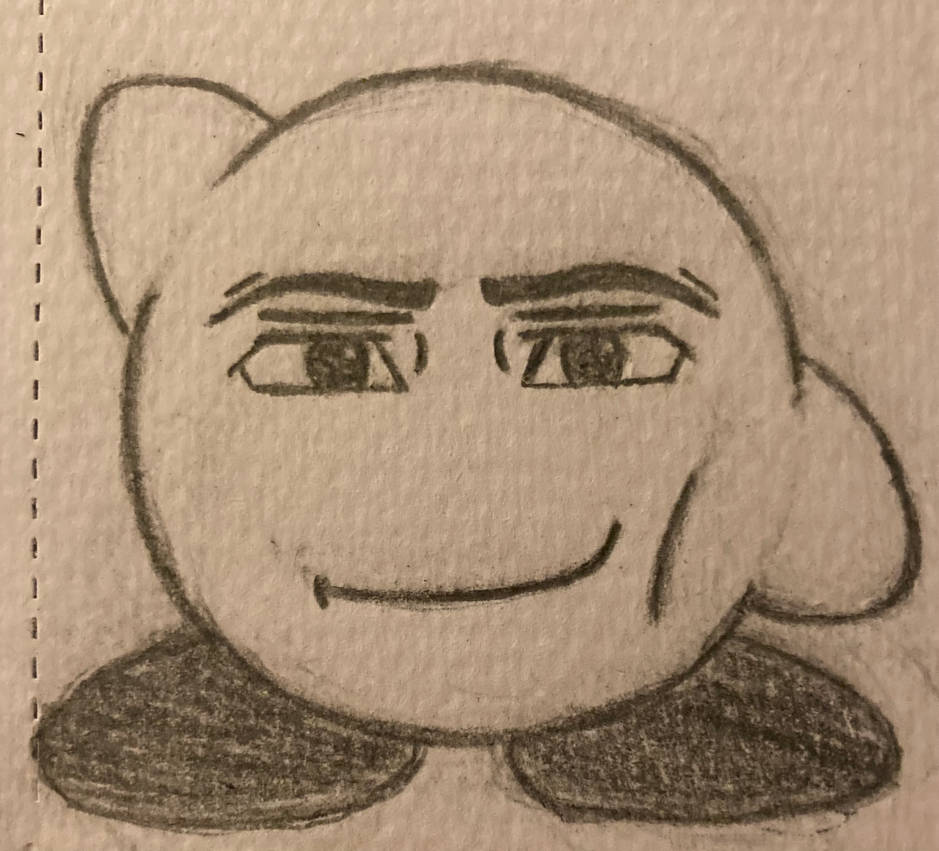 Creation No 1 Roblox Man Face X Kirby By Thedumbidiot101 On Deviantart