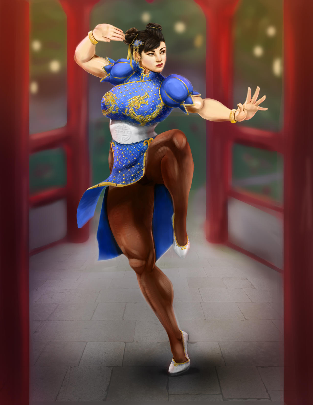 Chun Li Dragon Redesign By Artteapanda On Deviantart