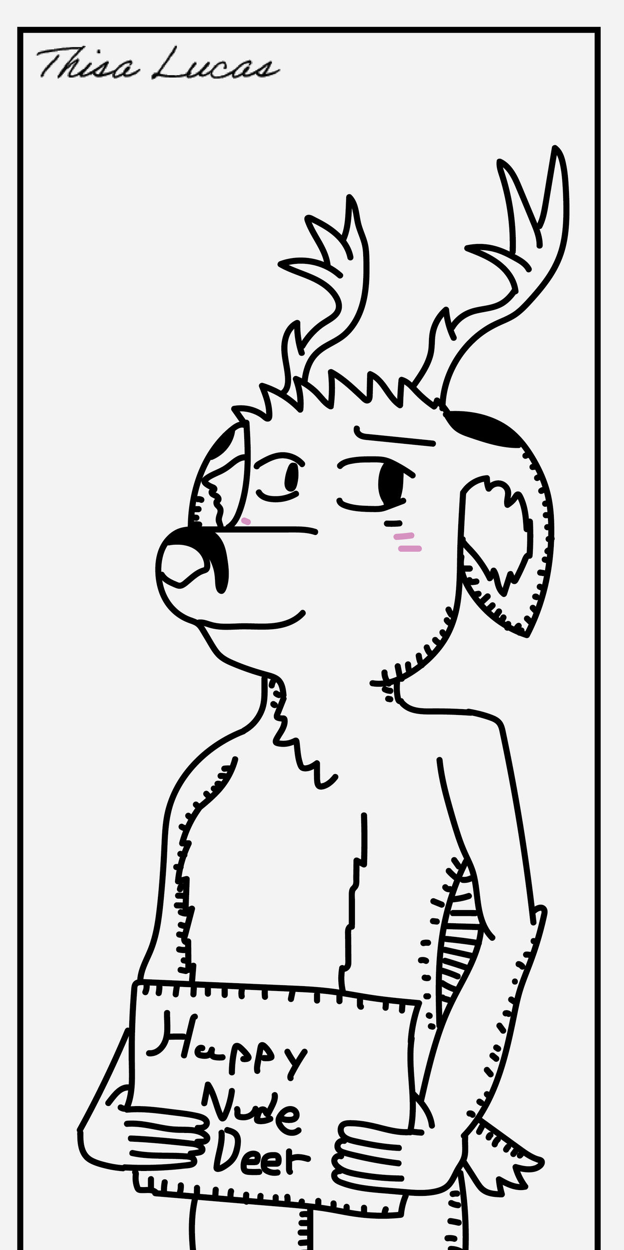 Happy Nude Deer 2024 By Thisislucasok On Deviantart