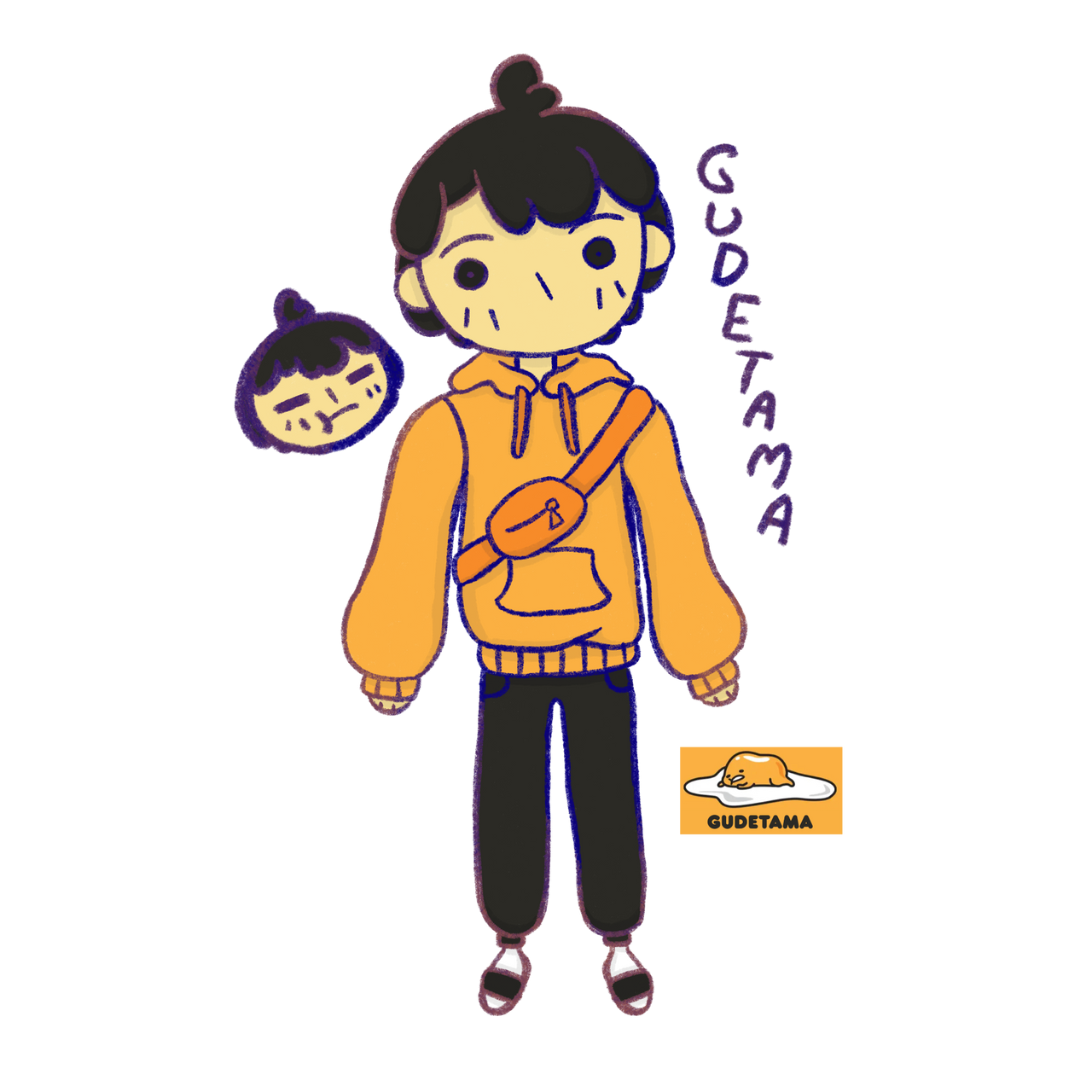 Gudetama As A Human By Eggheadstuff On Deviantart