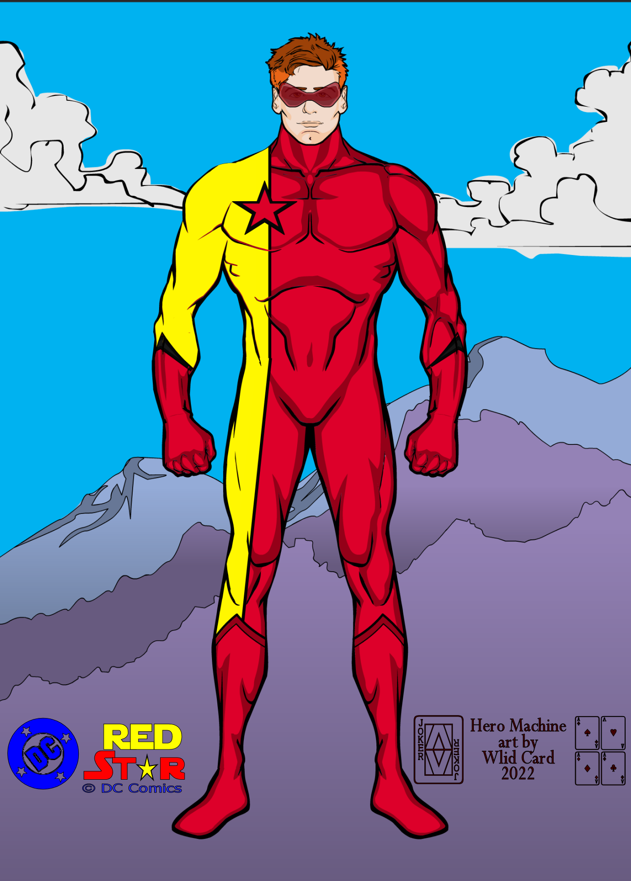 Red Star Dc Comics Via Hero Machine By Wild Card Cr On Deviantart