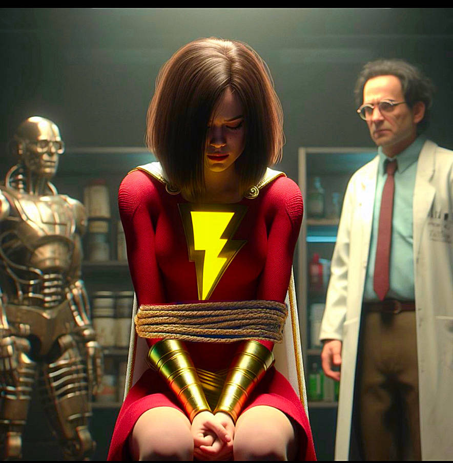 Mary Marvel caught by Dr Sivana and his robot by Raub101 on DeviantArt Mary Marvel caught by Dr Sivana and his robot by Raub101 on DeviantArt
