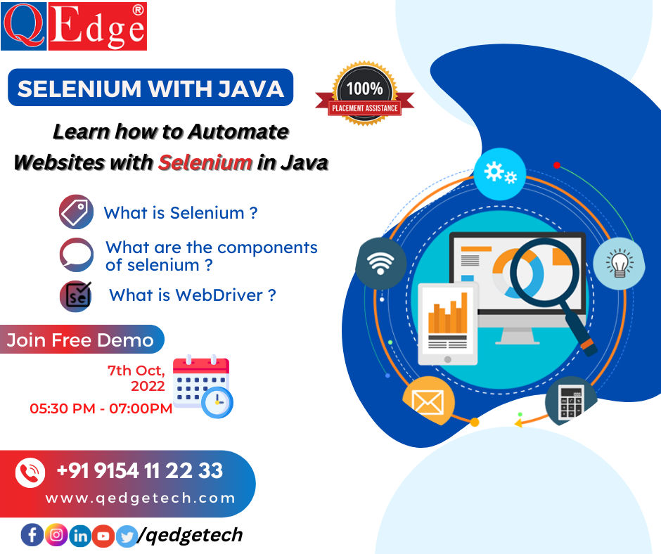 Selenium With Java By Qedgetechofficial On Deviantart