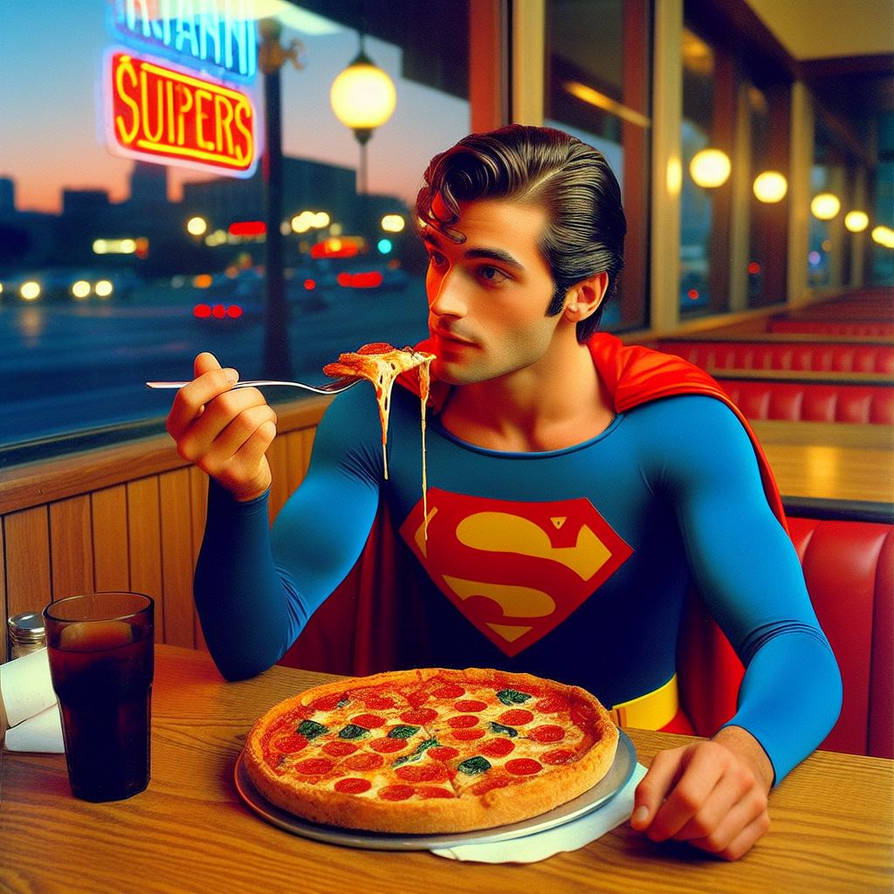 National Deep Dish Pizza Day With Superman 2 By Nega1 On Deviantart