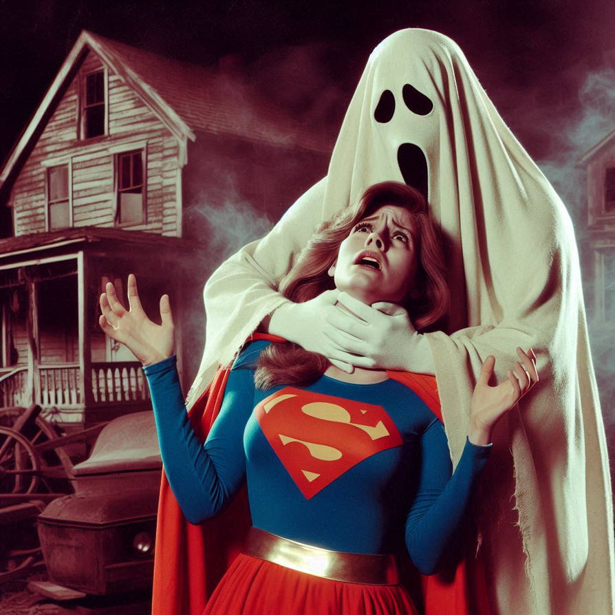 Supergirl Grabbed By Ghost 25 By Nega1 On Deviantart