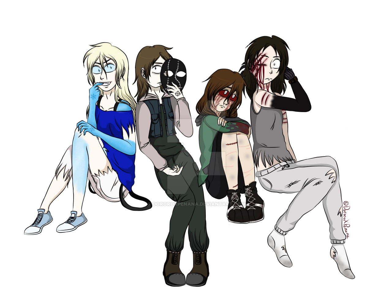 Creepy Gurls By Dororoxpenana On Deviantart