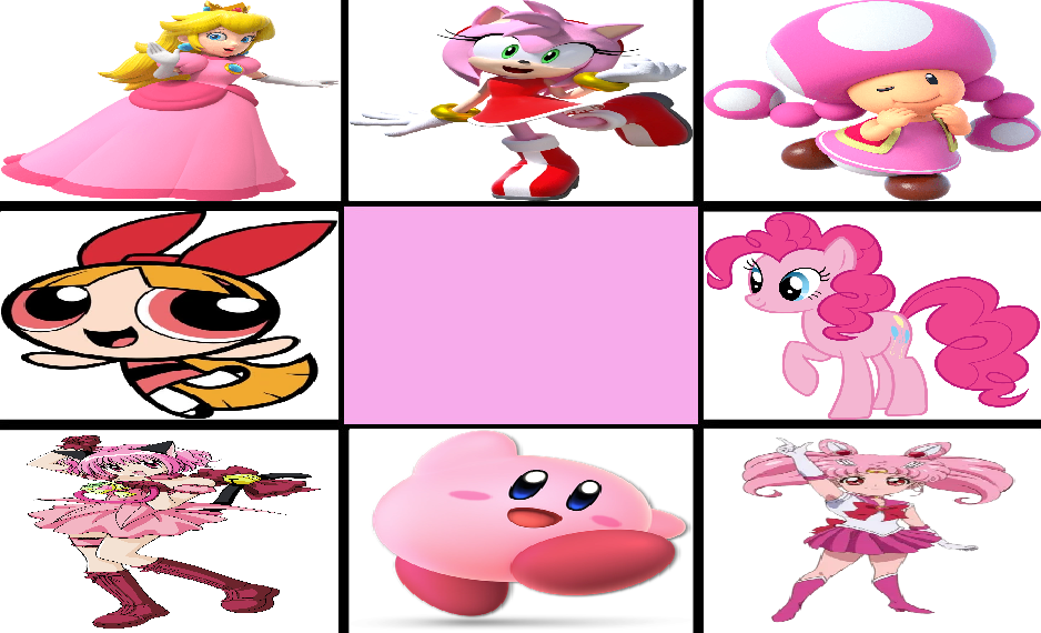 My Favorite Pink Characters by Tara012 on DeviantArt My Favorite Pink Characters by Tara012 on DeviantArt