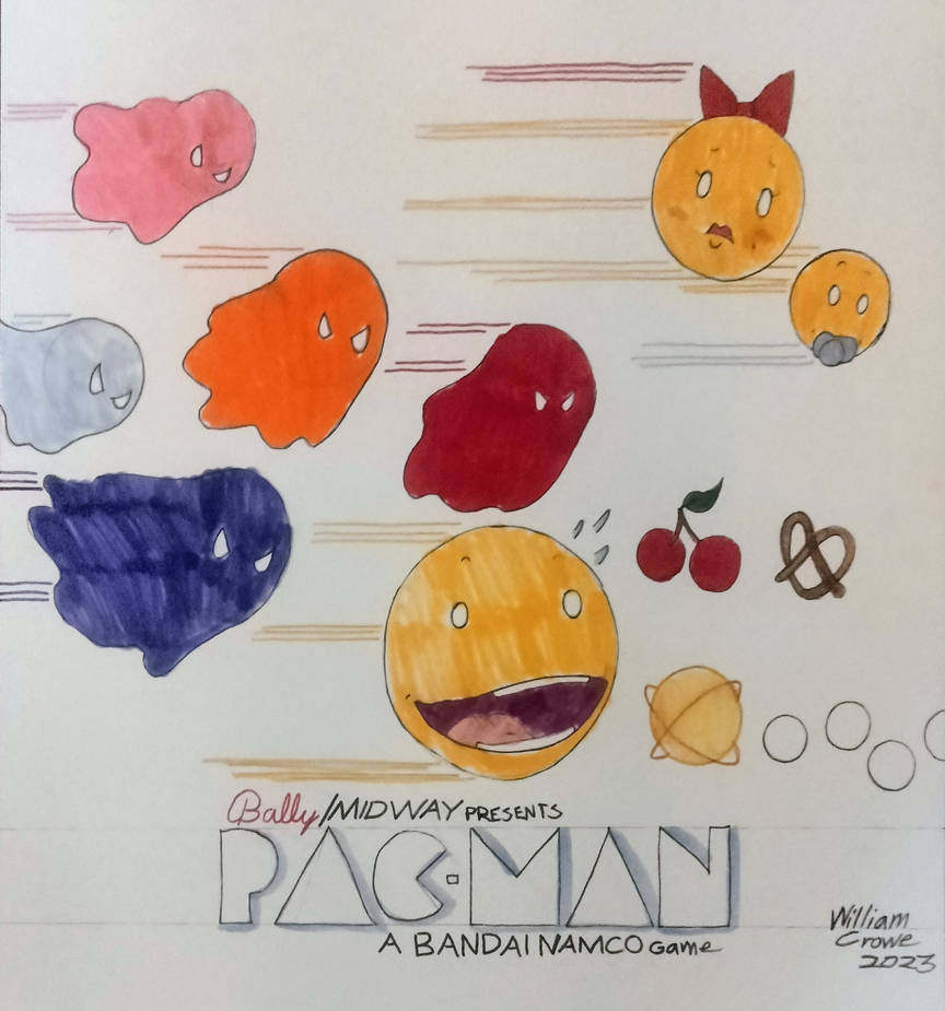 Pac Man New Fan Art By Crowe1978 On Deviantart