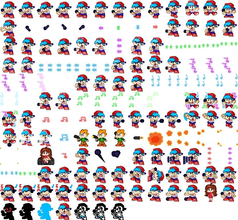 Friday night funkin boyfriend sprite sheet by JJ06062006 on DeviantArt Friday night funkin boyfriend sprite sheet by JJ06062006 on DeviantArt