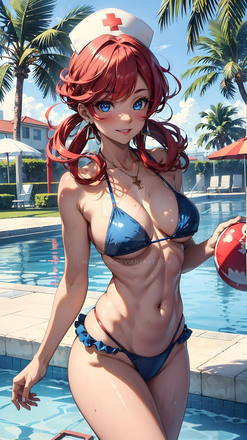 Nurse Joy Bikini 2 By Maikhool On Deviantart