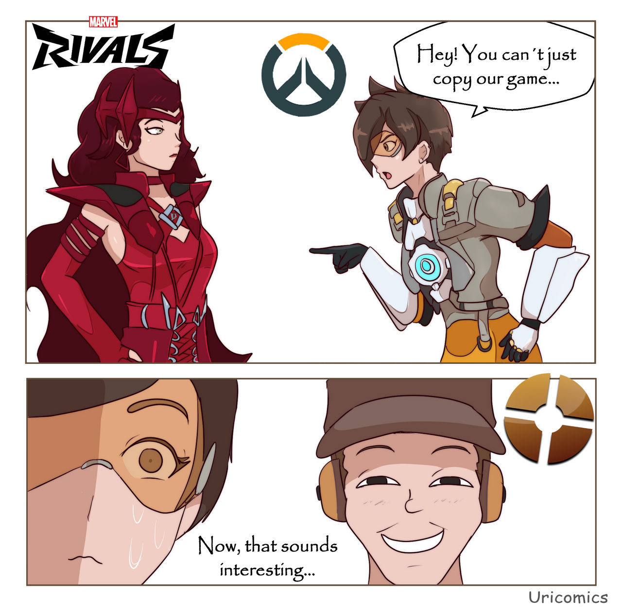 Tf 2 vs Overwatch vs Marvel Rivals by Uricomics on DeviantArt Tf 2 vs Overwatch vs Marvel Rivals by Uricomics on DeviantArt