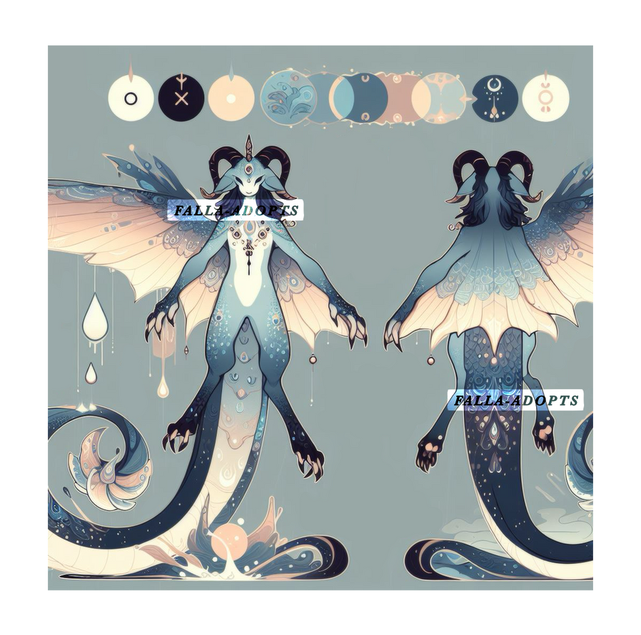 One Winged Drake Open By Falla Adopts On Deviantart