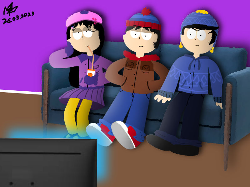South Park Stan Craig And Wendy By Silviacat3 On Deviantart