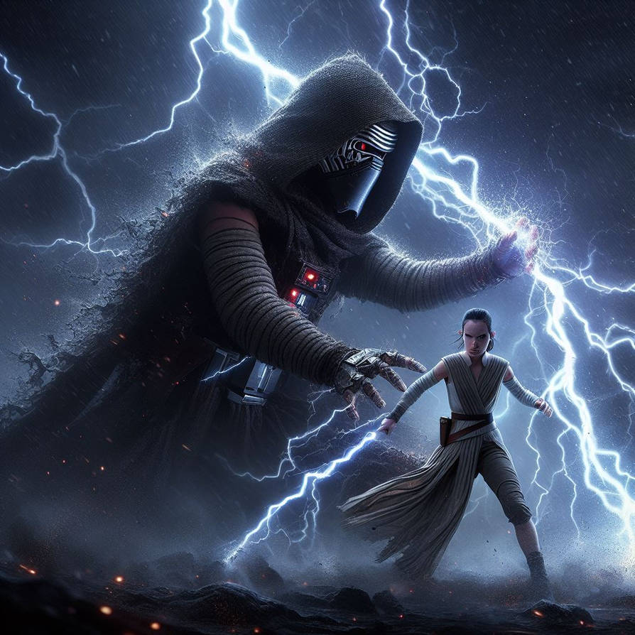 Rey And Kylo Ren By Dark Psyco On Deviantart