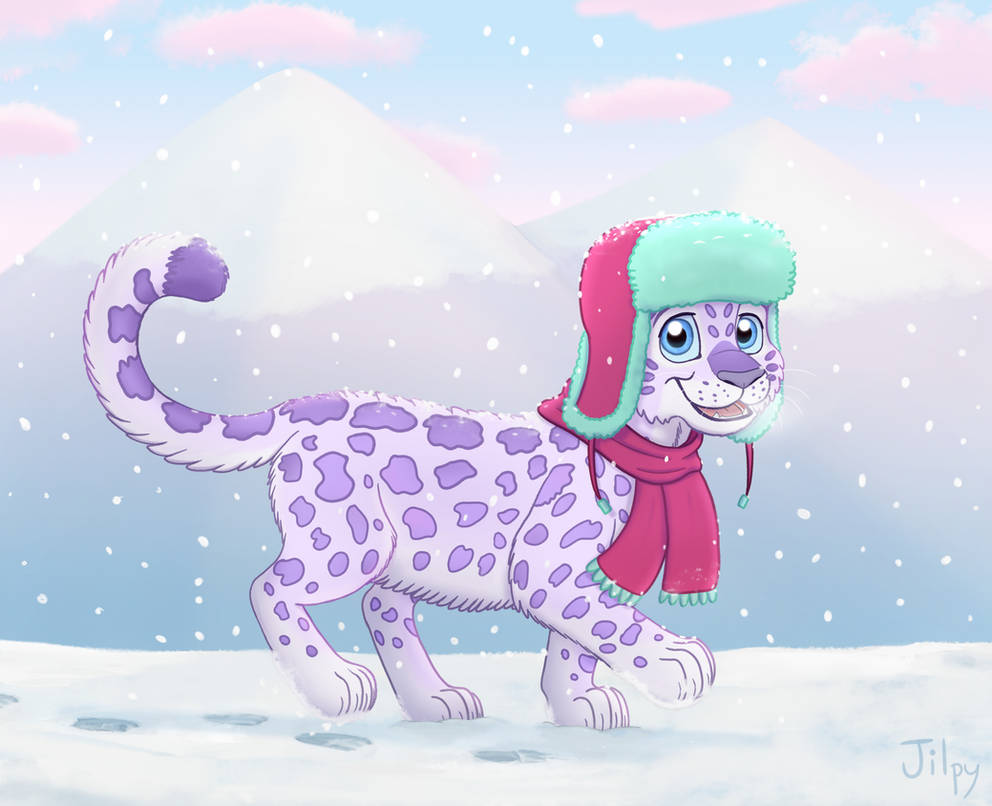 Snow Leopard Cub By Jilpy On Deviantart