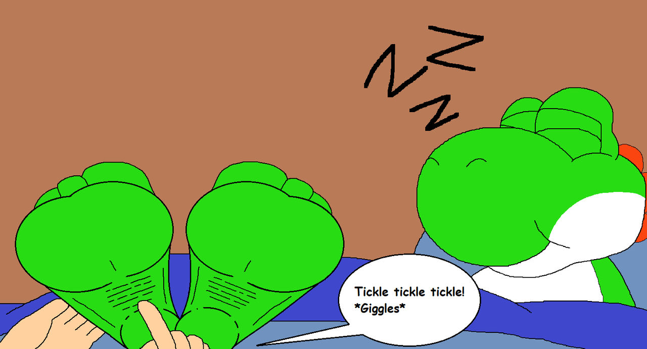 Sleepy Ticklish Yoshi Feet By Epictickler On Deviantart