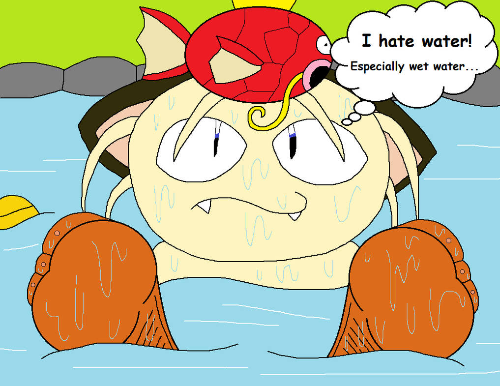 Wet Meowth By Epictickler On Deviantart