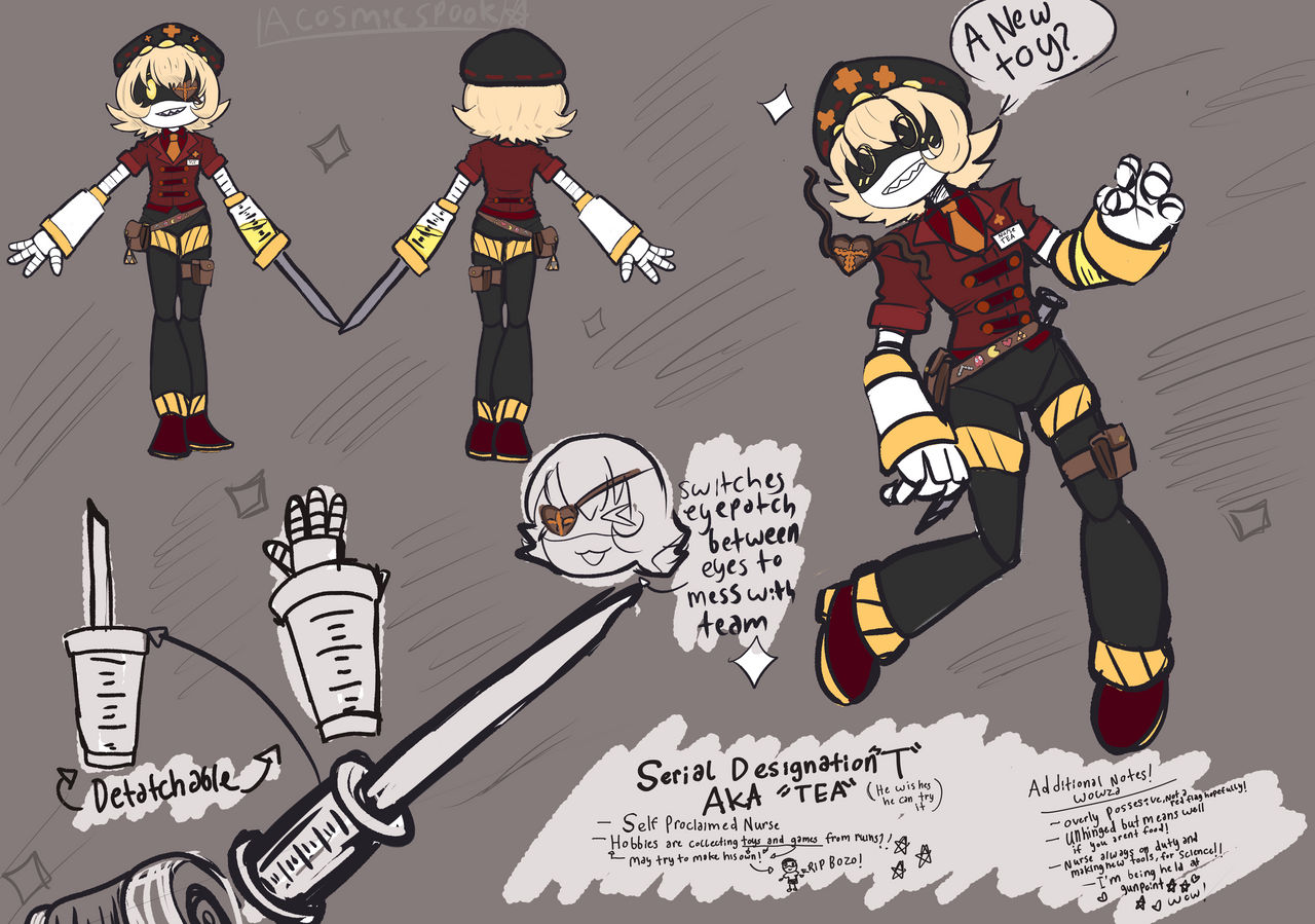 Serial Designation T by ACosmicSpook on DeviantArt Serial Designation T by ACosmicSpook on DeviantArt