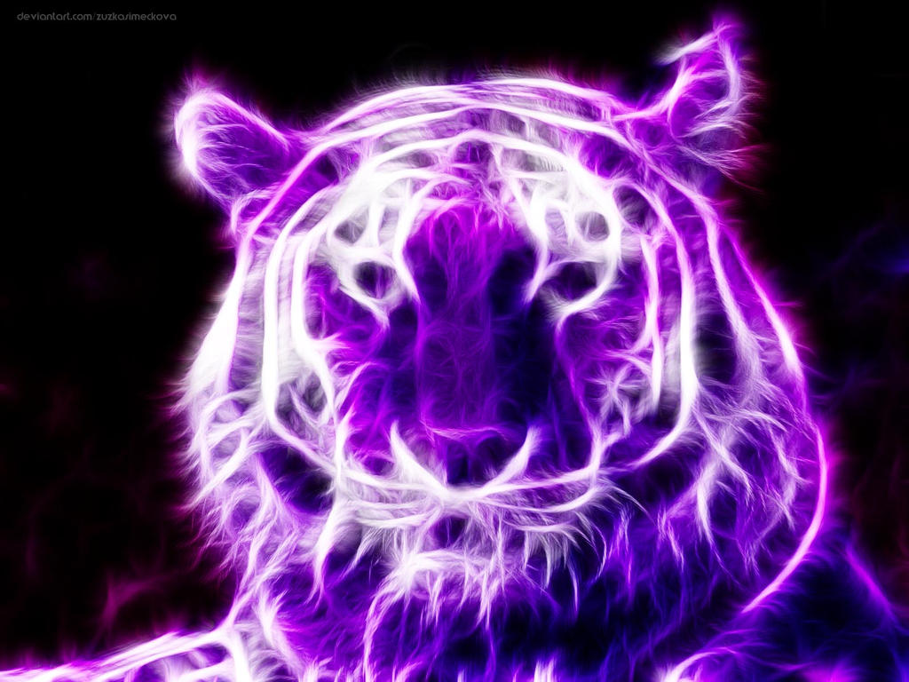 Neon Tiger By Zuzkasimeckova On Deviantart